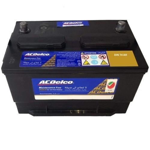AC Delco 12V DIN 74AH Car Battery – HVP Automotive Motorsport